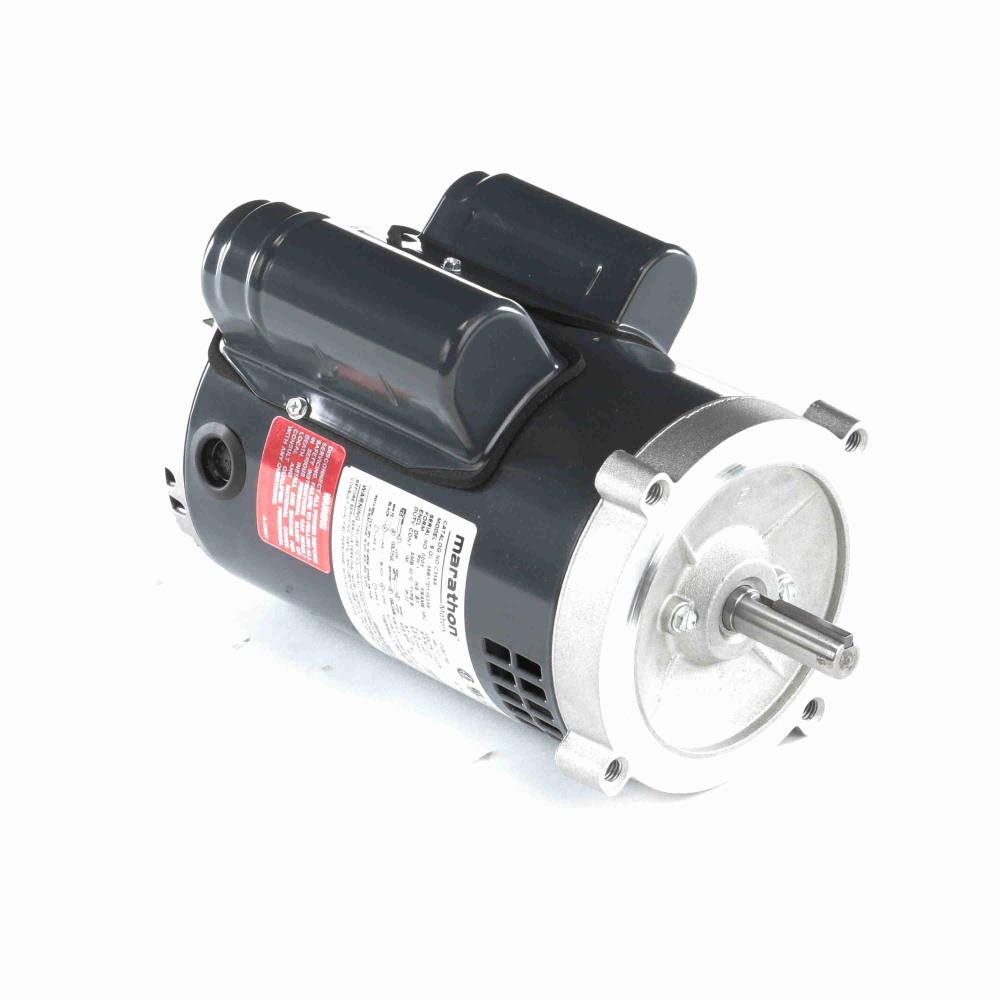 MC359A Single Phase Dripproof C-Face Motor 1/2 HP MC359A - Charlotte ...